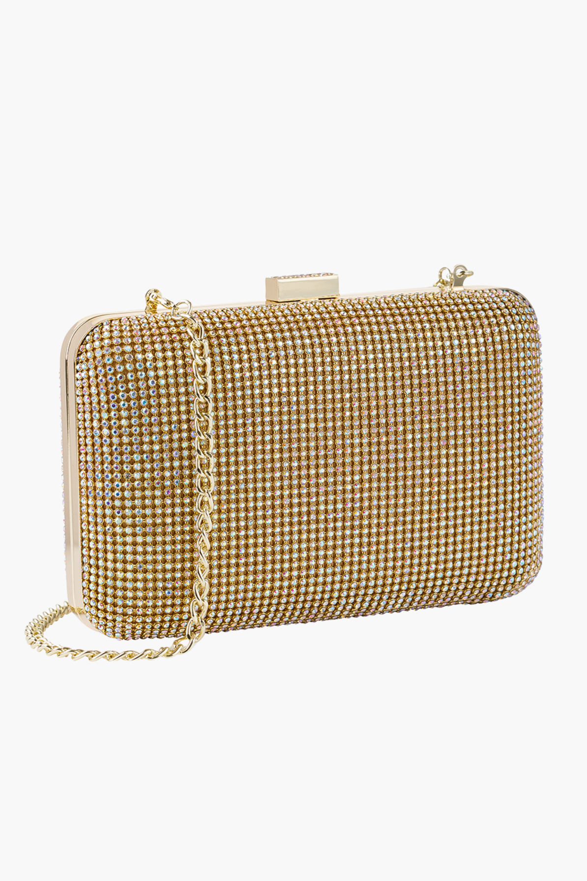 Yves Crystal Clutch in Gold by Whiting and Davis - RENTAL – The Fitzroy
