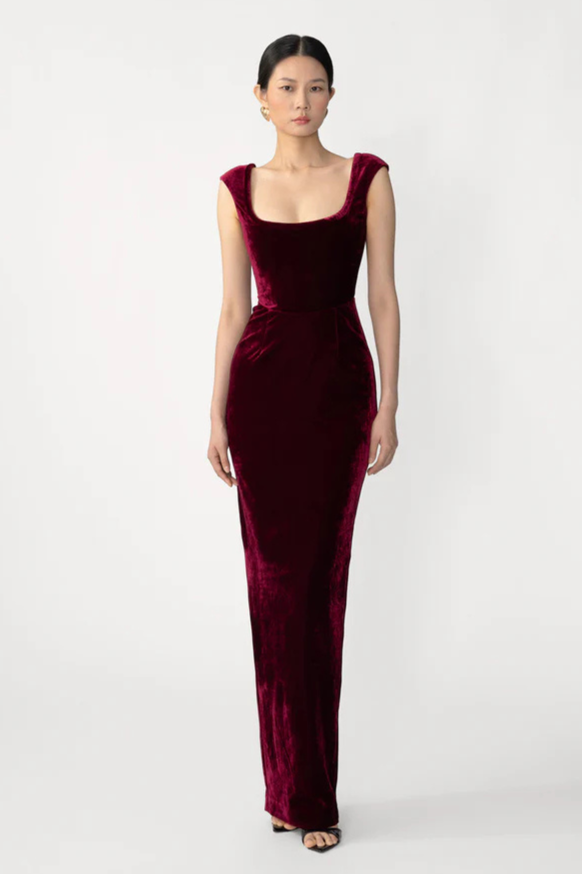 Brooke Velvet Gown by Sau Lee - RENTAL – The Fitzroy