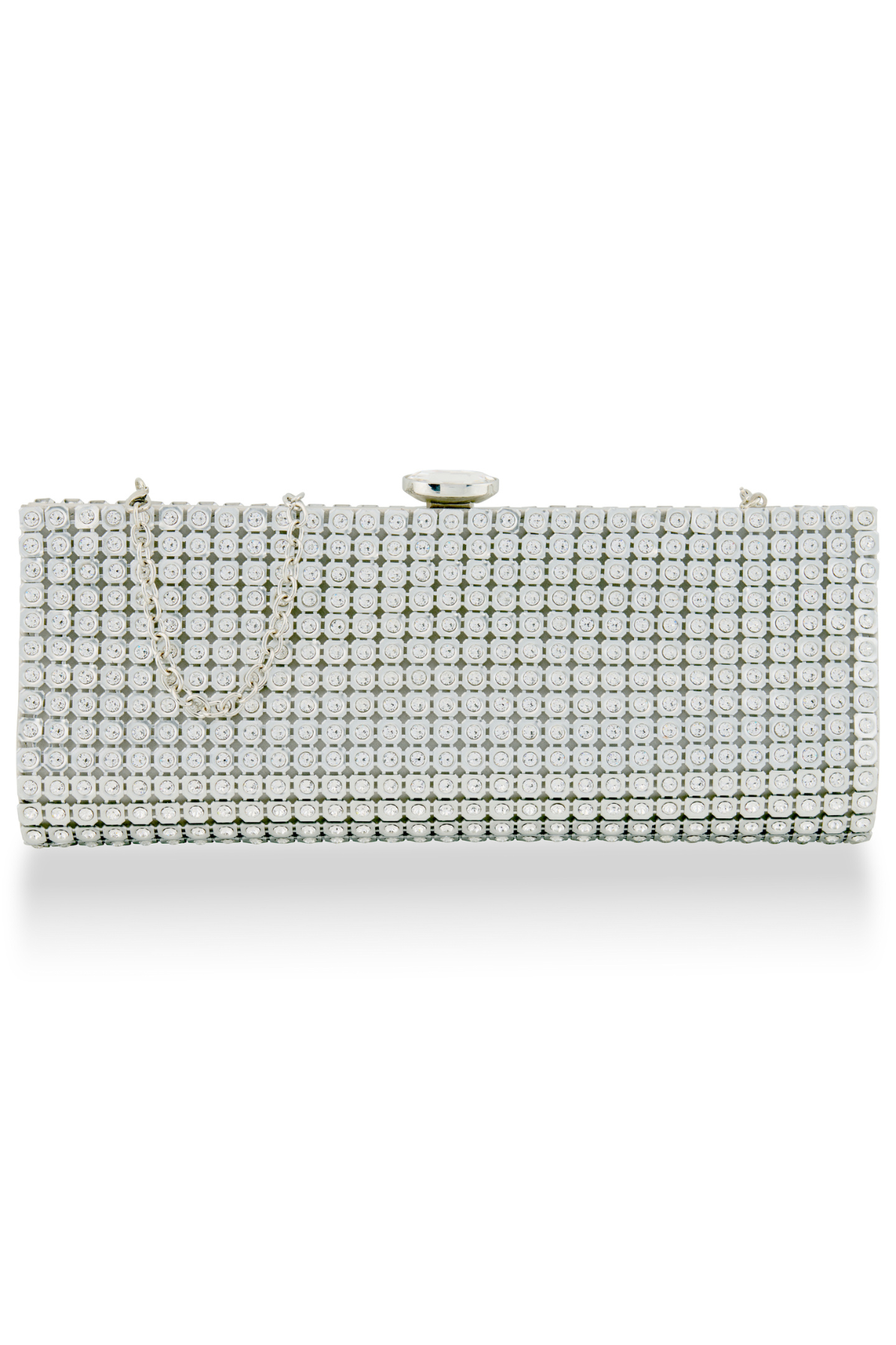 Clara Grande Crystal Baguette in Silver by Whiting and Davis - RENTAL ...